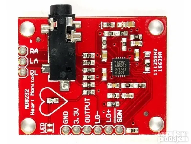 AD8232 EKG modul za arduino - KupujemProdajem