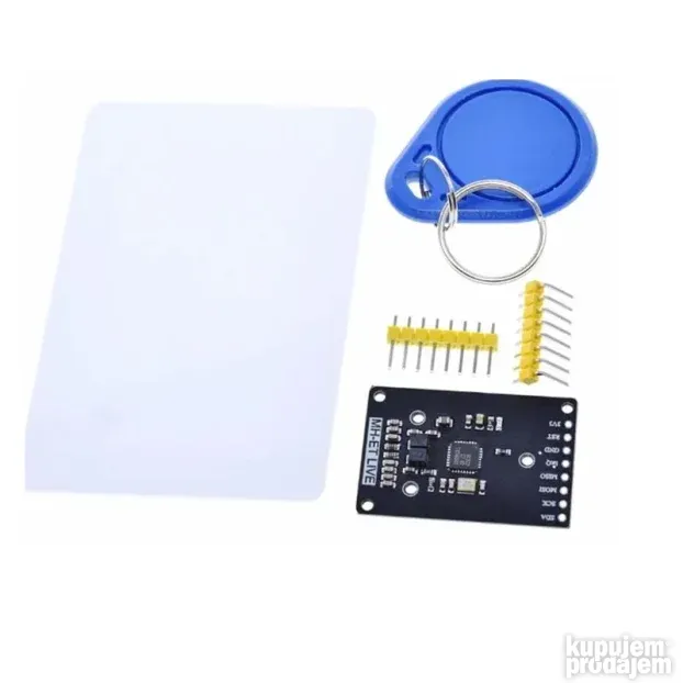 ARDUINO RFID rf card modul RC522 mini + kartica + privezak ...