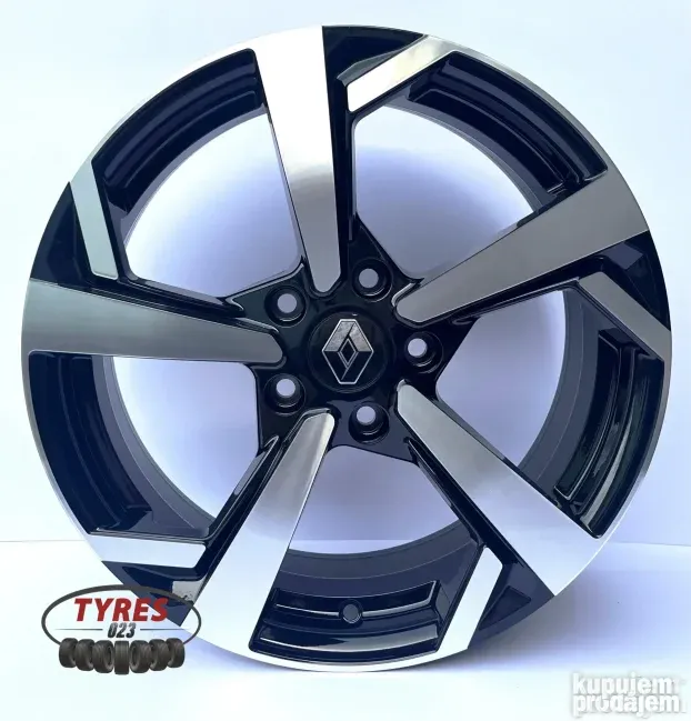 Alu felne 17" 5x114,3 za Renault - NOVO- GARANCIJA - RAČUN ...