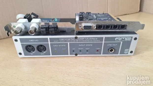 RME Hammerfall multiface +RME 2x Digi Card - KupujemProdajem