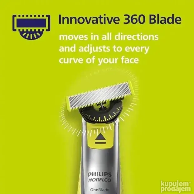 Philips Oneblade 360 oštrica +POKLON one blade 360 nožić - KupujemProdajem