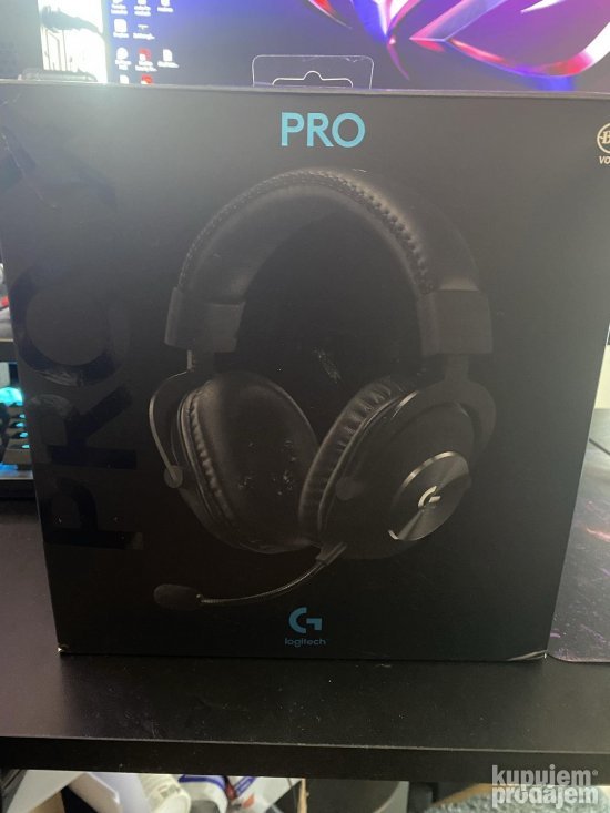 Logitech G Pro X black slusalice 7.1 GARANCIJA USB Akcija - KupujemProdajem