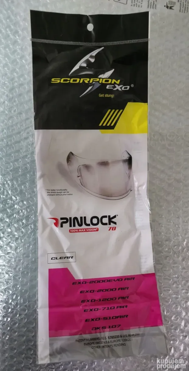 Pinlock Skorpion EXO i HJC (HJ - 20P) - NOVO - KupujemProdajem