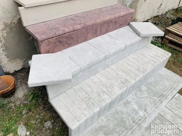 Gazište za stepenice, betonsko, protivklizno KLINKER veliki ...