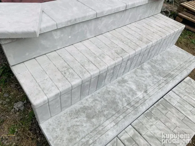 Gazište za stepenice, betonsko, protivklizno KLINKER veliki ...