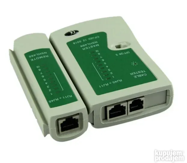 Tester za LAN kabl / RJ45 RJ11 Cat-5 Cat-6 - KupujemProdajem