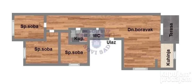 Klisa, 3.5, 65 m² - KupujemProdajem