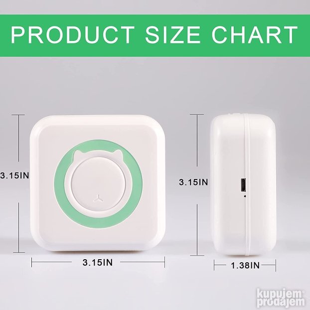 Mini instant bluetooth termalni printer/stampac 15 - KupujemProdajem