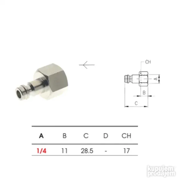 Brza spojnica M-1/F4 (Holender Combo) - KupujemProdajem