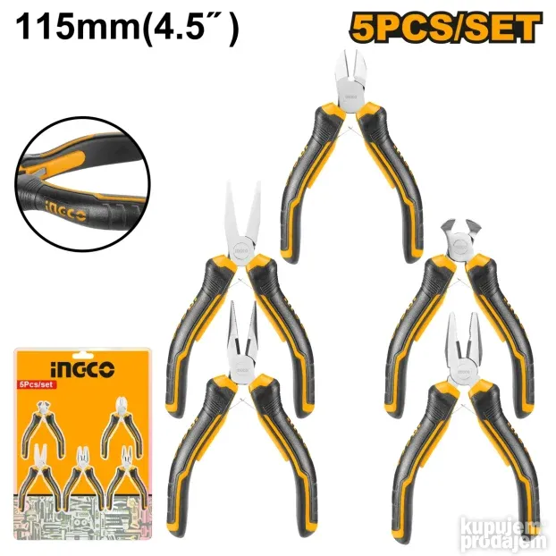 Set mini klesta 5 kom INGCO - KupujemProdajem