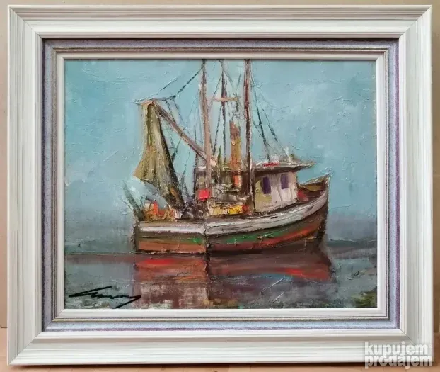 Ivan Vanja Milanović, ulje na platnu, uramljena - KupujemProdajem