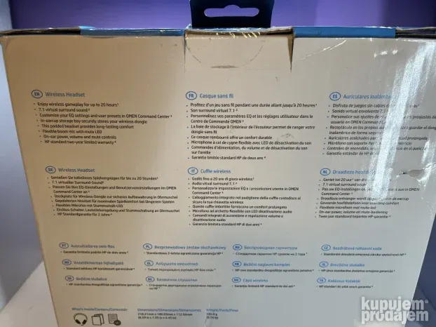 HP X1000 Wireless Gaming Headset/USB bezicne slusalice - KupujemProdajem