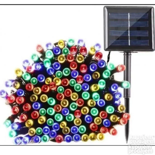 Solarne led Lampice/sijalice 100dioda 10m RGB - KupujemProdajem