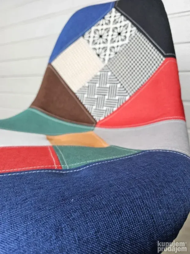 Patchwork Tapacirana Stolica -trpezarijska- Stolice - KupujemProdajem