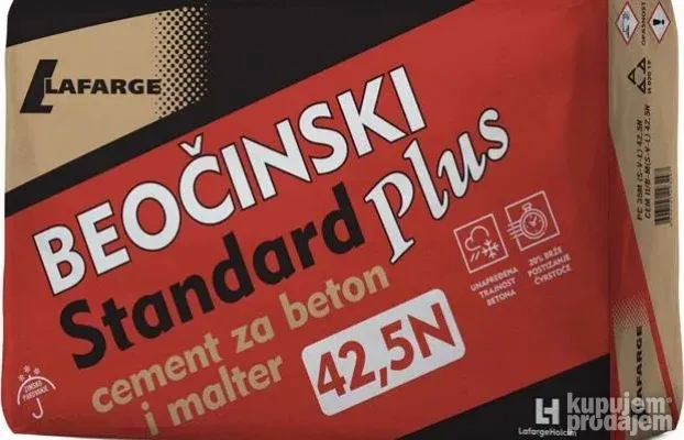 Cement Beocin 42,5N i ostali gradjevinski materijal - KupujemProdajem