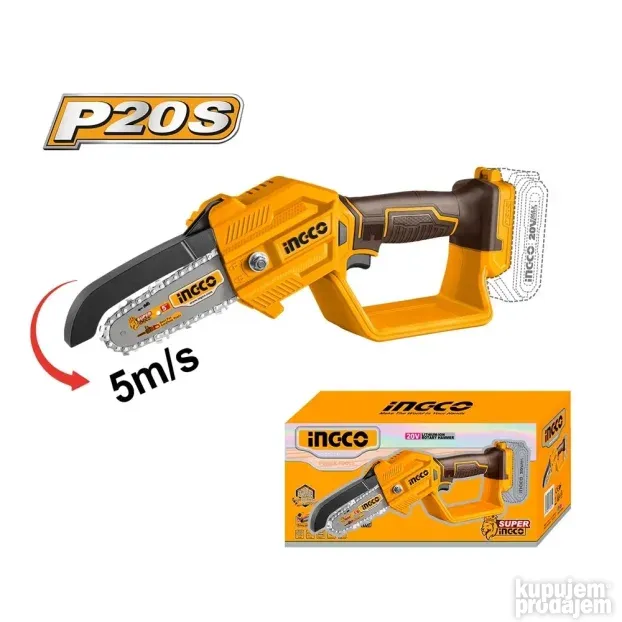 Akumulatorska mini lančana testera CGSLI2058 SUPER INGCO - KupujemProdajem