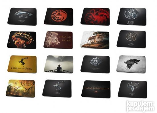 Podloga Za Mis Sa Motivima Game Of Thrones - KupujemProdajem