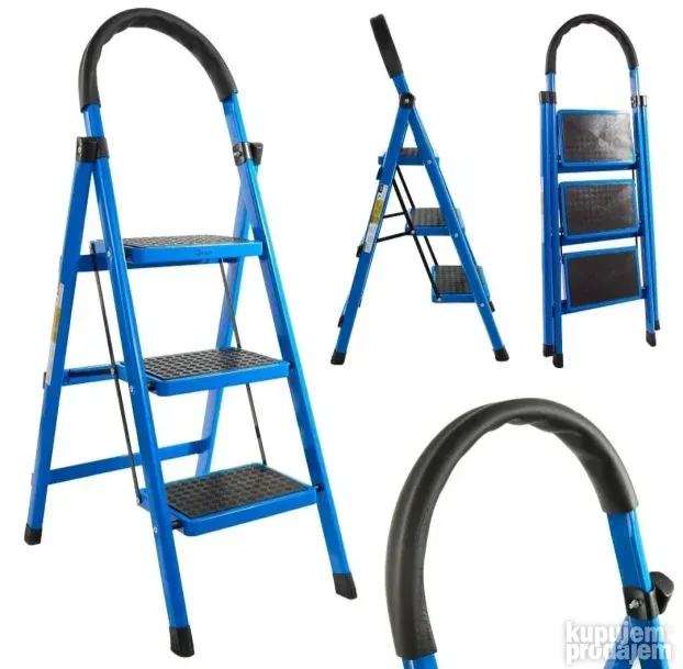 Merdevina sa 3 stepenika 117 cm GEKO Poljska - KupujemProdajem