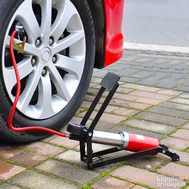 Foot Pump - Nožna pumpa za auto, motocikl i bicikl - KupujemProdajem