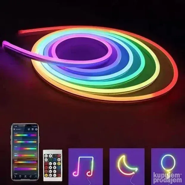 LED - NEON - RGB - Magicna traka - KupujemProdajem