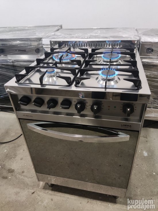 Sporet na plin sa turbo rernom marke LOFRA kao NOV - KupujemProdajem