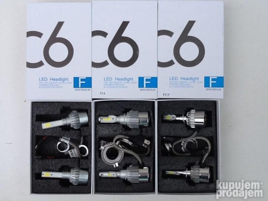 Led sijalice za automobile sa ventilatorom H1, H4, H7 - KupujemProdajem