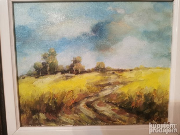 Akademski slikar S. Colic, ulje na platnu 43,5x38,5 - KupujemProdajem