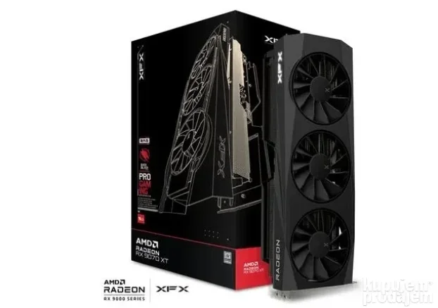 XFX Radeon RX 9070 XT 16GB GDDR6 Quicksilver Gaming PCIE - KupujemProdajem