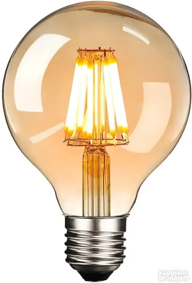 LED Vintidž sijalice-Edison, E27 G80 - KupujemProdajem