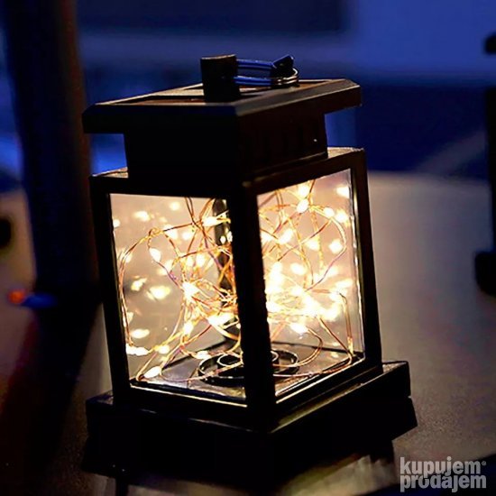 Fenjer Solarni Dekorativna svetiljka za dvoriste Lampa za dv ...