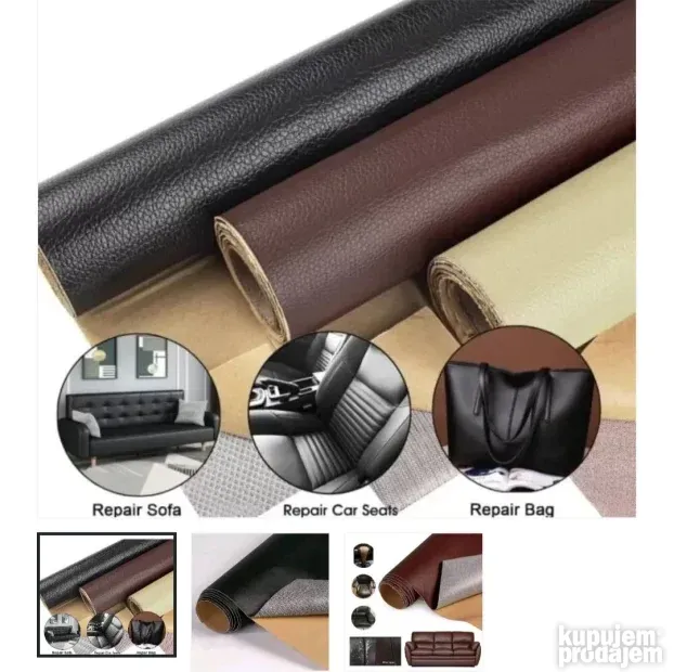 Eko koža za namestaj samolepljiva u 6 dimenzije SVE BOJE - KupujemProdajem