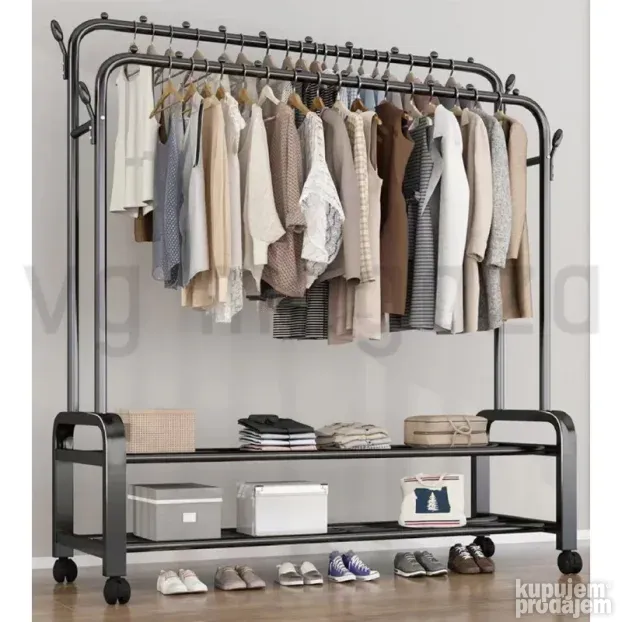 Stender Stalak Dupli Stalak Cuviluk za odecu MANJI I VEĆI - KupujemProdajem