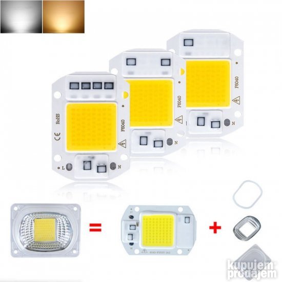 Led dioda chip 20w 220v 1,5mm -Nije potreban drajver - KupujemProdajem