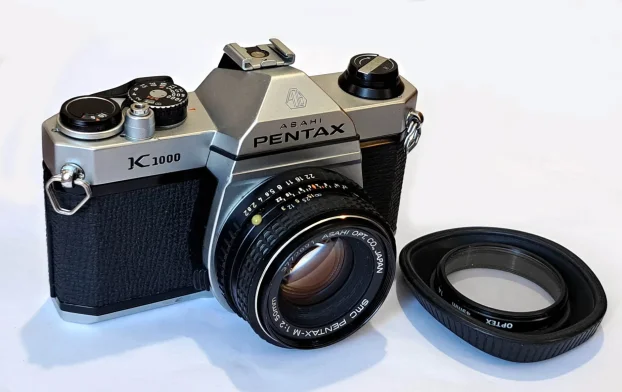 Asahi Pentax K1000 + SMC Pentax-M 50mm f2 (Japan) - KupujemProdajem