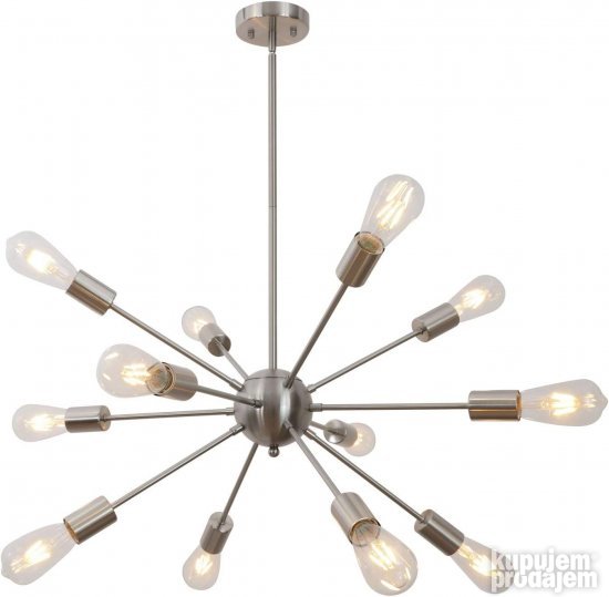 Sputnik luster 12 svetla prelep moderan - KupujemProdajem