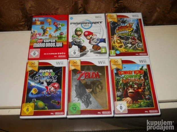 Igrice Nintendo WII - KupujemProdajem
