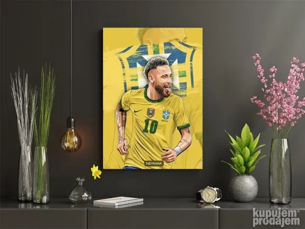 Neymar Brazil - Slika - Razne dimenzije - Stampa po zelji - KupujemProdajem