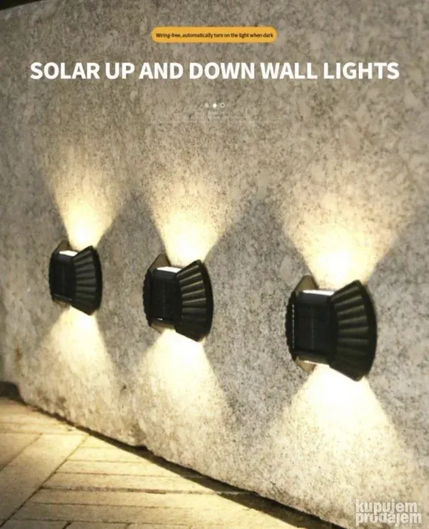 Solarne ZIDNE LED lampe SOLARNE LED lampe za zid - KupujemProdajem