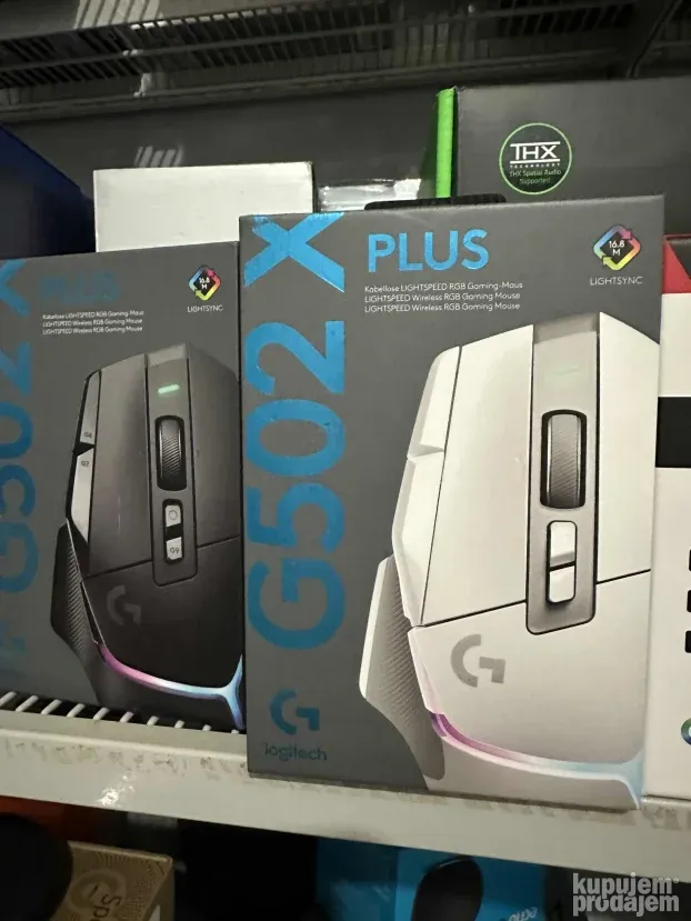 Logitech G 502 X g502X Plus RGB wireless bezicni mis - KupujemProdajem
