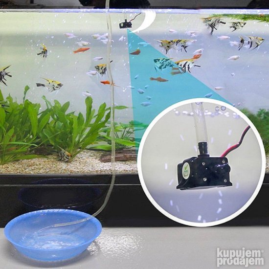 Mini potapajuća pumpa za vodu 12V, 240l/h akvarijum - KupujemProdajem