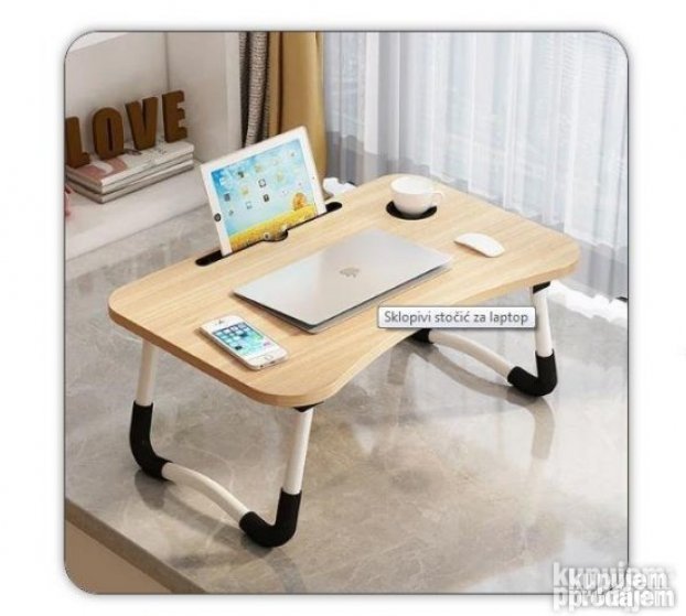 Radni mali sto za laptop, tablet (60x40x28) cm - KupujemProdajem