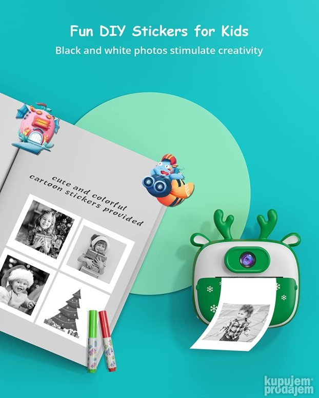 Dragon Touch InstantFun 2 decja kamera sa instant slikama - KupujemProdajem