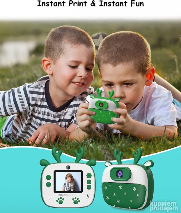 Dragon Touch InstantFun 2 decja kamera sa instant slikama - KupujemProdajem