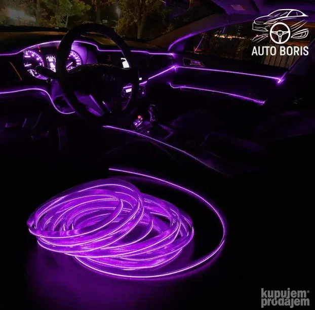 LED NITI - dekorativno svetlo za ENTERIJER / LJUBIČASTA - KupujemProdajem