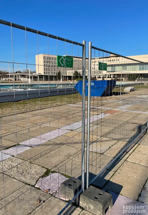 Ograda za gradilište - Mobilna Ograda - KupujemProdajem