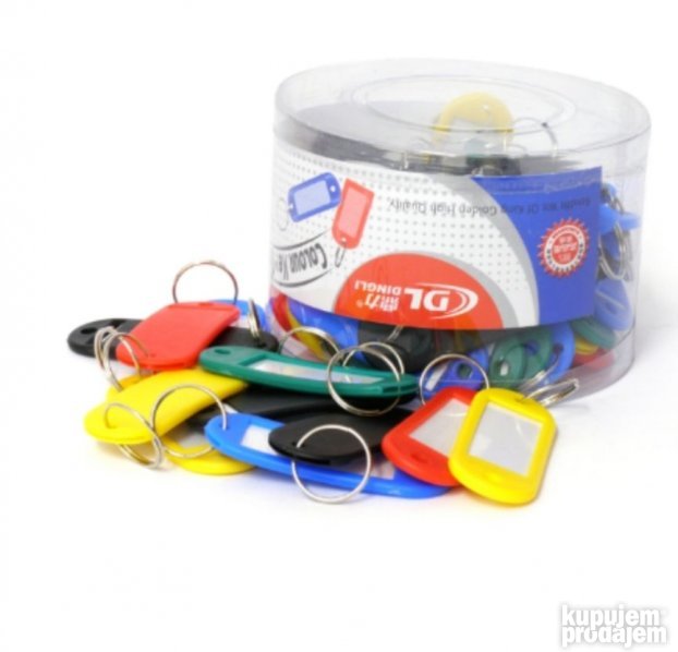 Plastični privesci za ključeve privezak sa natpisom QW - KupujemProdajem