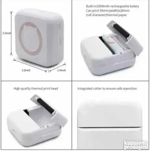 stampač mini prenosivi stampac za mobilni telefon - KupujemProdajem