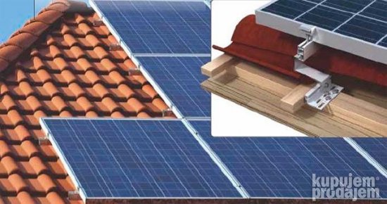 Nosač solarnih panela za kosi krov - KupujemProdajem