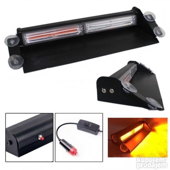 Led blinkeri na vakum 26cm x 7cm 12v-24v zuti - KupujemProdajem