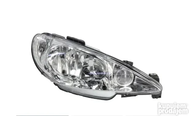Desni far Peugeot 206 98-06 H7/H7 - KupujemProdajem